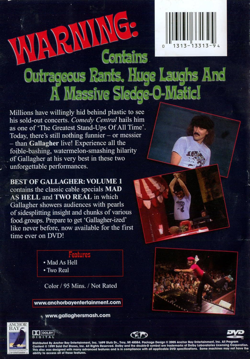 Gallagher - The Best of Gallagher Volume 1 [DVD] – Nickelflix